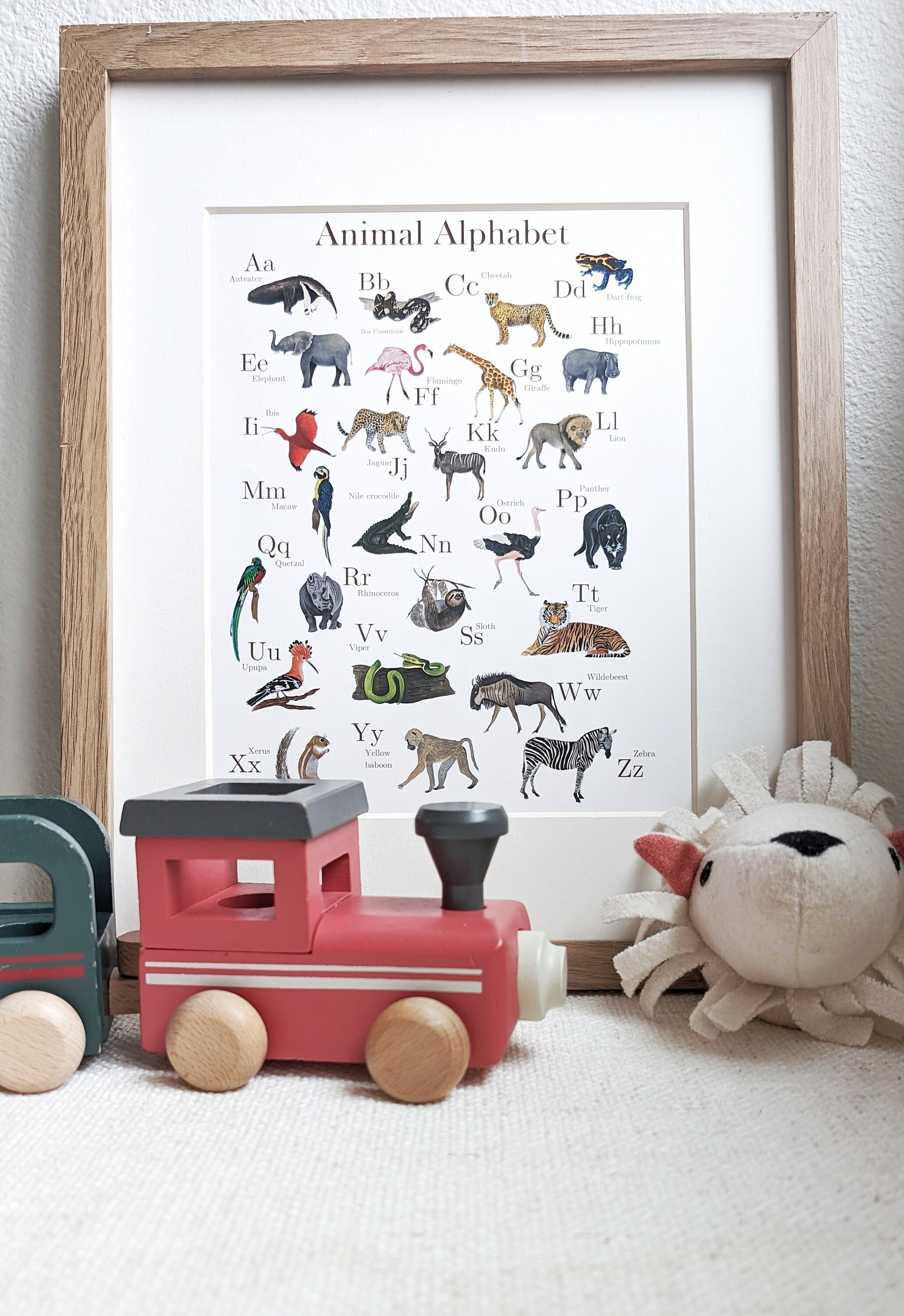 Safari ABC Print, Jungle ABC Print, Nursery Alphabet, Safari Alphabet ...