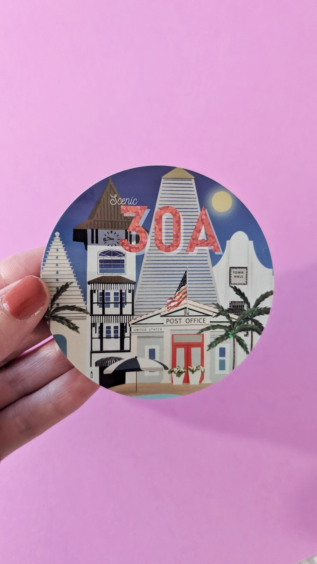 30A Sticker, 30A Florida Sticker, 30A Vinyl Sticker, 30A Souvenir ...
