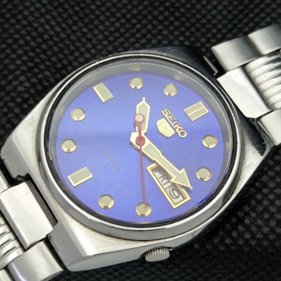 Genuine Vintage Seiko 5 automatic 7009a japan mens da… - Gem
