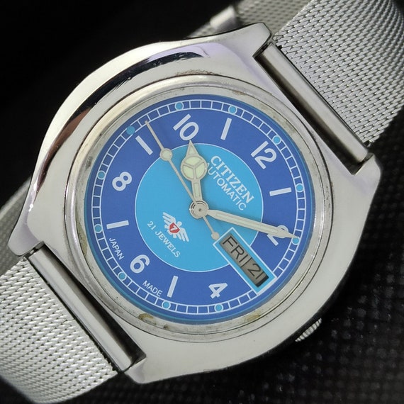 Rare Vintage Citizen automatic 8200 japan mens day/da… - Gem Rare Vintage Citizen automatic 8200 japan mens day/da… - Gem