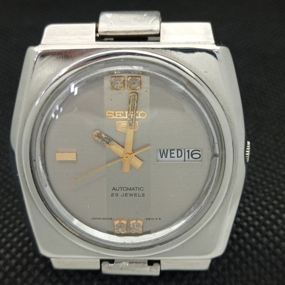 Genuine Vintage Seiko 5 automatic 6349a japan mens da… - Gem