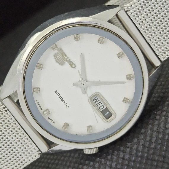old Seiko 5 automatic 6119c Vintage Japan mens day/da… - Gem