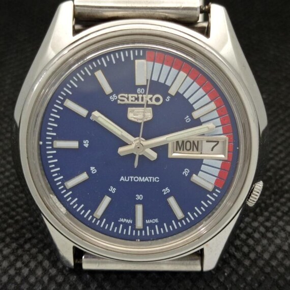 Genuine Vintage Seiko 5 Automatic 7009a Japan Mens Da… - Gem
