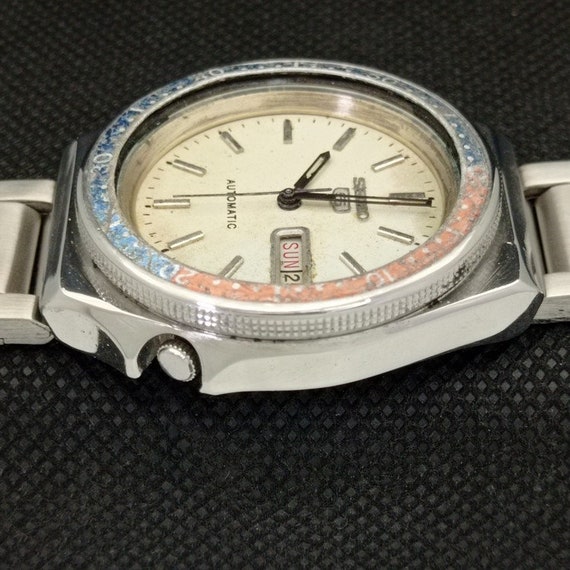 Genuine Vintage Seiko 5 automatic 6309a japan mens da… - Gem