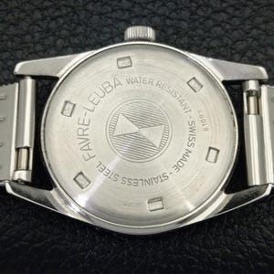 Vintage Favre Leuba Geneve Sea King Swiss 253 Mens Yellow Color Dial ...