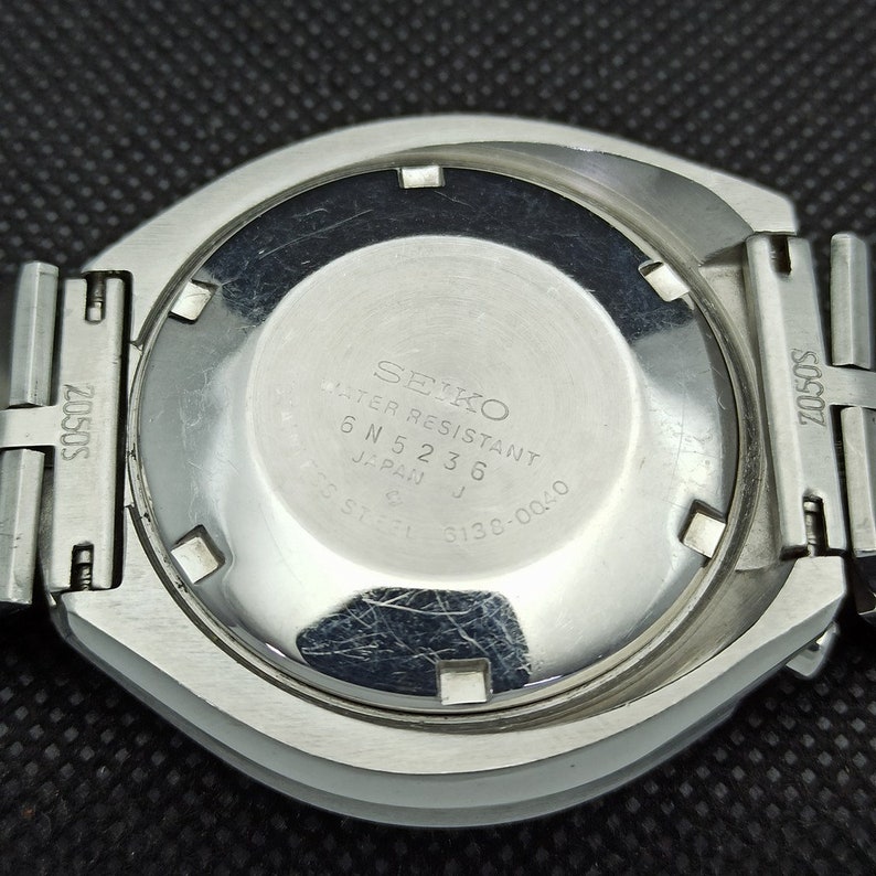 Vintage Seiko Bullhead Chronograph 6138b Sport Timer Japan Mens Day ...
