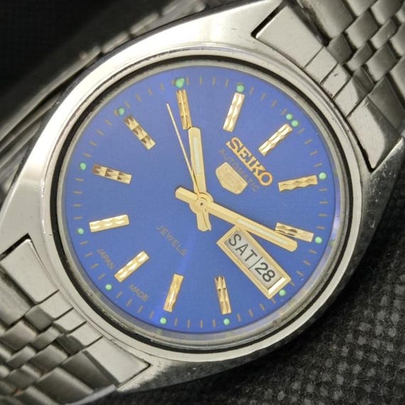 Genuine Vintage Seiko 5 Automatic 6309a Japan Mens Da… - Gem