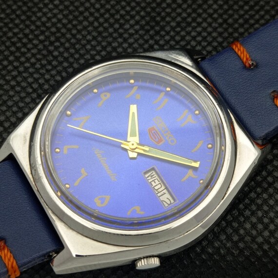 Vintage Seiko 5 automatic 7009a Japan mens day/date a… - Gem