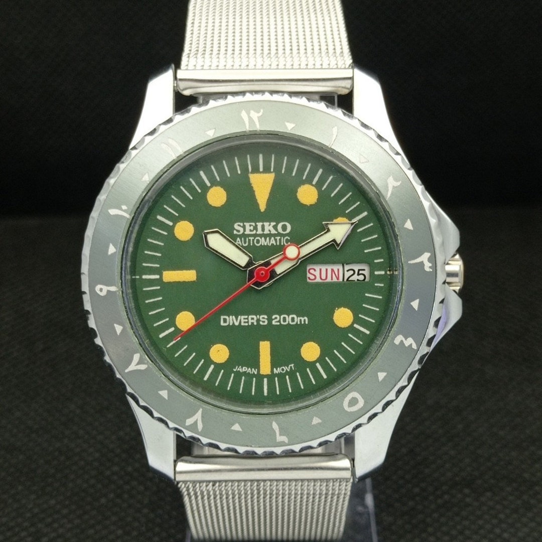 Vintage Unused Seiko Diver Style Automatic 6309a Japan Mens Day/date ...