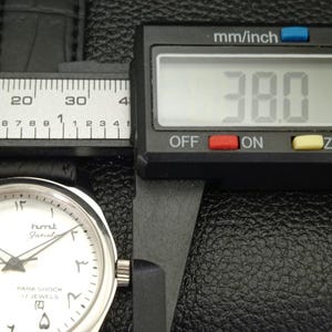 Genuine Vintage Hmt Janata Hand-winding Indian Mens Arabic Silver Dial ...