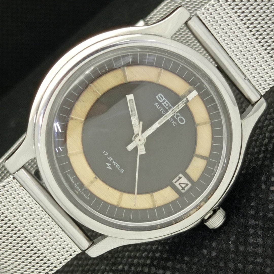 Rare Vintage Seiko 5 Automatic 7005a Japan Mens Date Original Dial ...