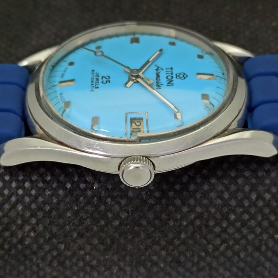 Vintage Titoni airmaster rotomatic Swiss mens date sk… - Gem