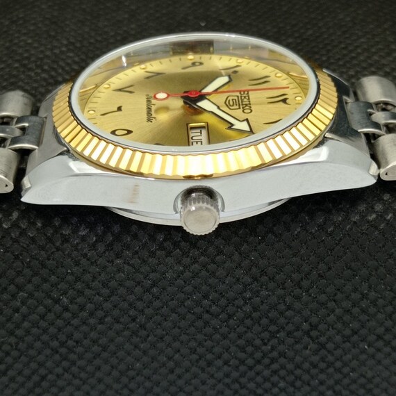 Seiko 5 automatic Japan mens transparent back refurbi… - Gem