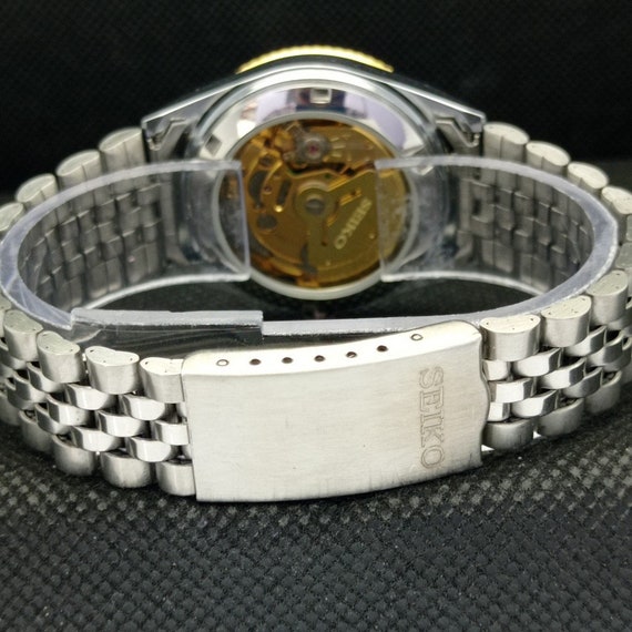 Seiko 5 automatic Japan mens transparent back refurbi… - Gem