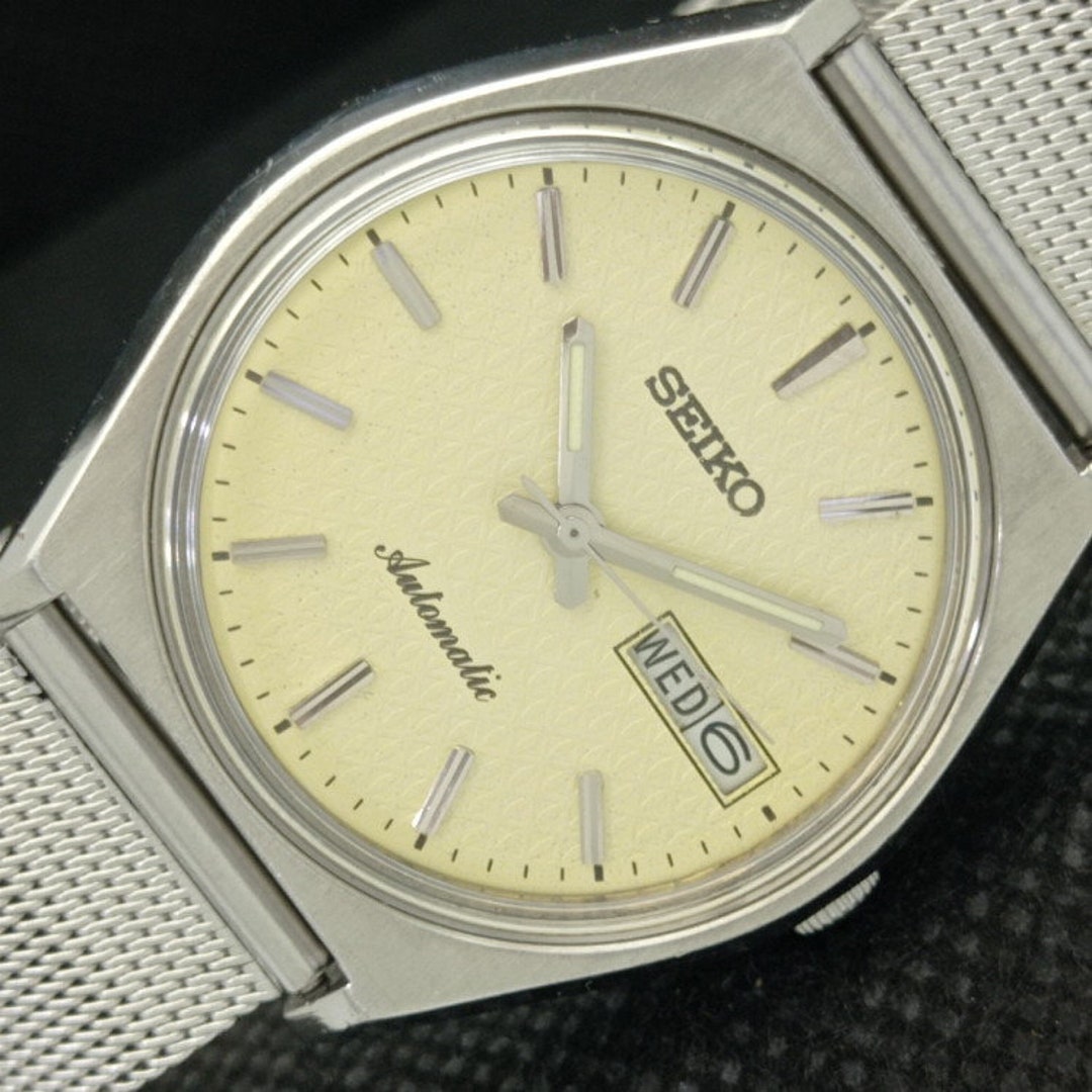 Vintage Seiko Automatic 6349a Japan Mens Day/date Watch 608i-a316907-1 ...