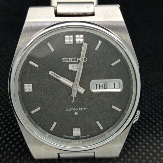 Genuine Vintage Seiko 5 automatic 6309a japan mens da… - Gem