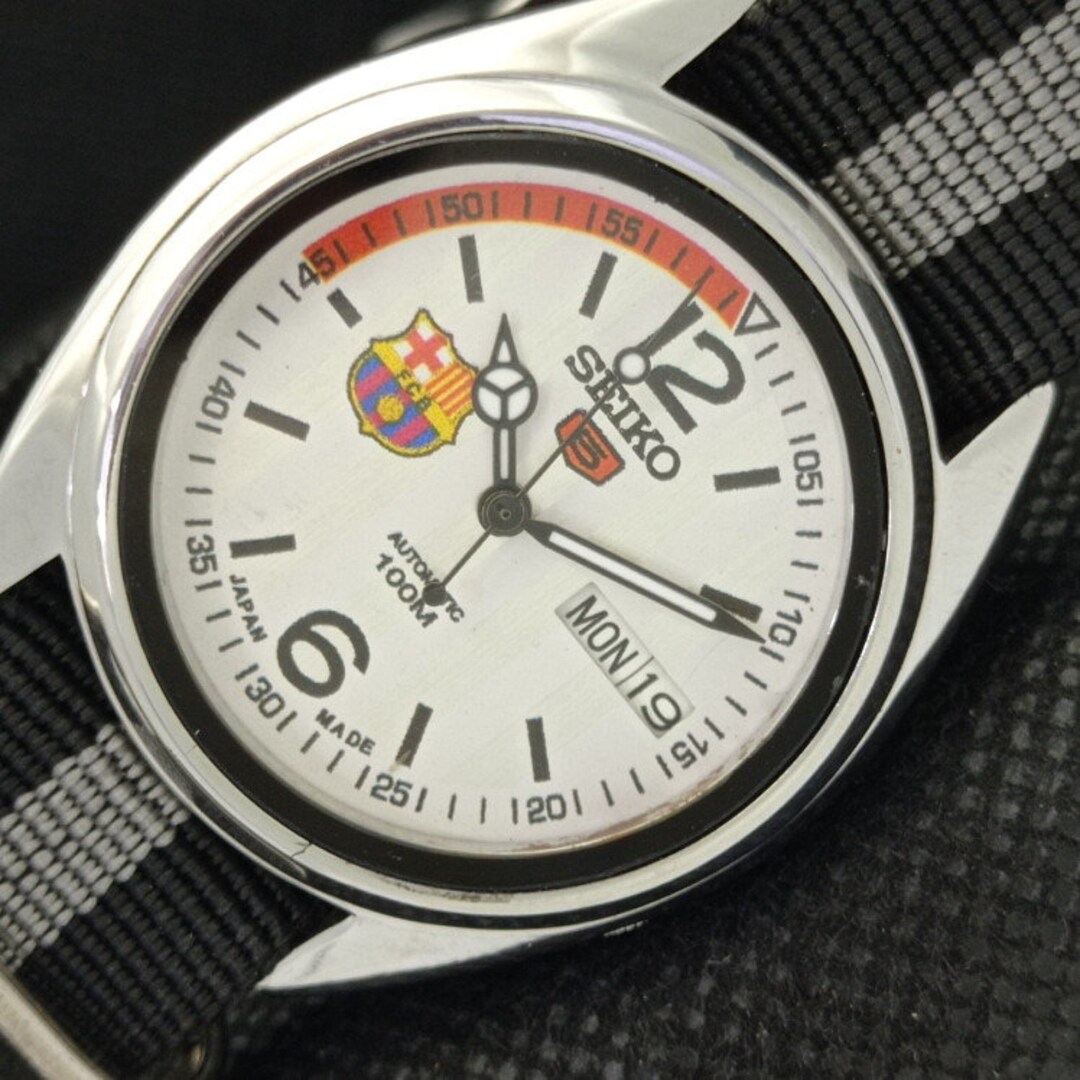 Vintage Seiko 5 Automatic 7s26a Japan Mens Day/date Silver Dial Watch ...