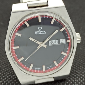 Vintage Omega Automatic Swiss Mens Day/date Black Dial Watch | Cal 1022 ...