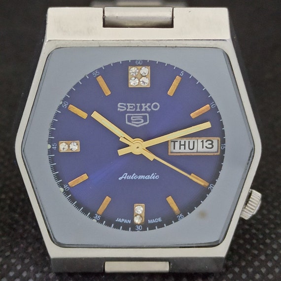 Genuine Vintage Seiko 5 automatic 6309a japan mens da… - Gem