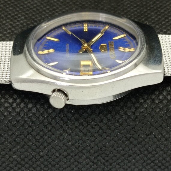 Vintage Seiko 5 automatic 7009a Japan mens day/date b… - Gem