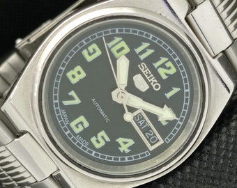 Vintage Seiko 5 Automatic Movement No. 7s26a Japan Made Men's Watch. - Etsy