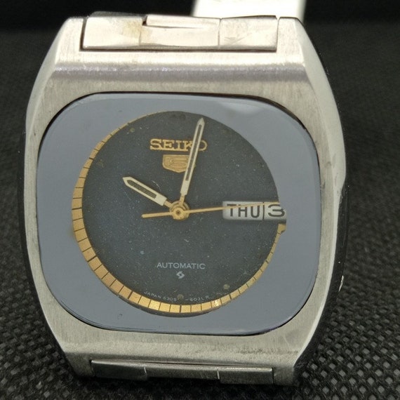 Genuine Vintage Seiko 5 automatic 6309a japan mens da… - Gem
