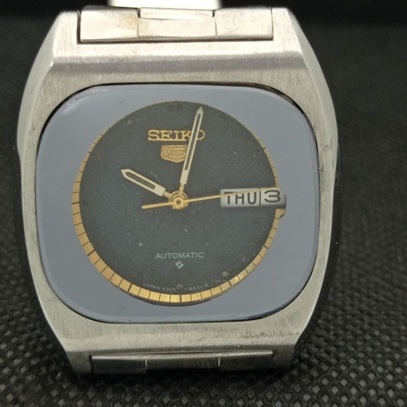 Genuine Vintage Seiko 5 automatic 6309a japan mens da… - Gem