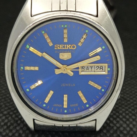 Genuine Vintage Seiko 5 Automatic 6309a Japan Mens Da… - Gem