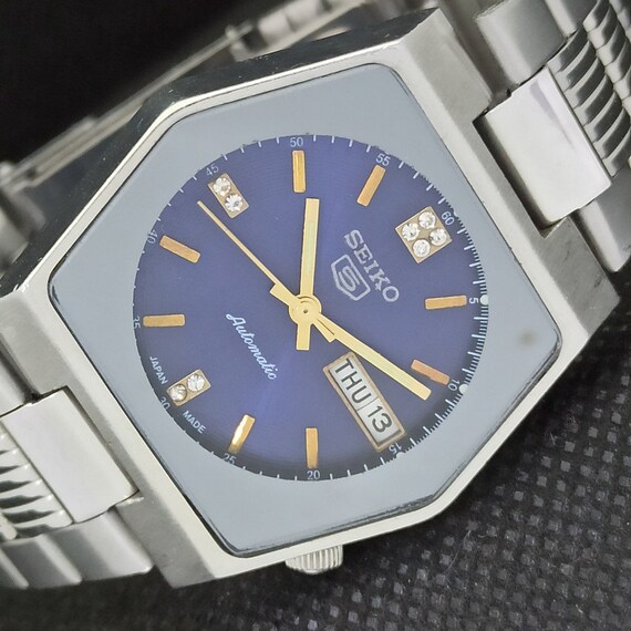 Genuine Vintage Seiko 5 automatic 6309a japan mens da… - Gem