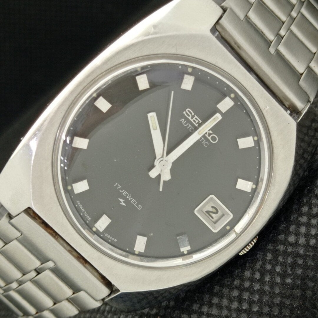Genuine Vintage Seiko 5 Automatic 7005a Japan Mens Date Original Dial ...