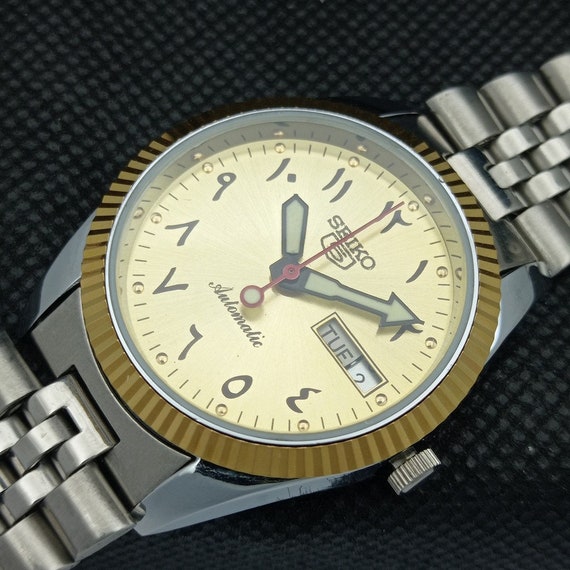 Seiko 5 automatic Japan mens transparent back refurbi… - Gem