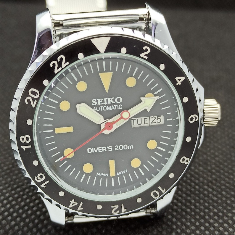 Vintage Refurbished Seiko Automatic Diver Style Japan Mens - Etsy