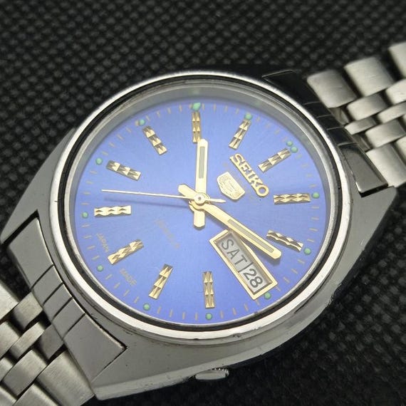 Genuine Vintage Seiko 5 Automatic 6309a Japan Mens Da… - Gem