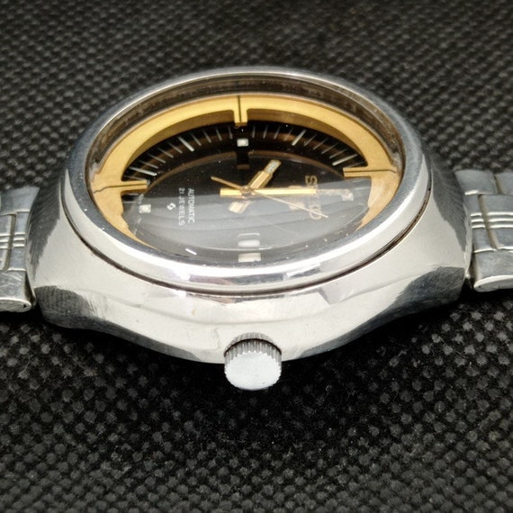 Genuine Vintage Seiko 5 automatic 6319a japan mens da… - Gem