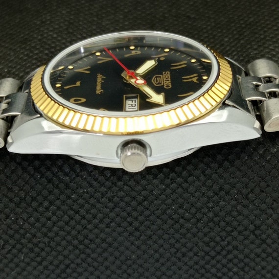 Vintage Seiko 5 automatic president transparent back … - Gem