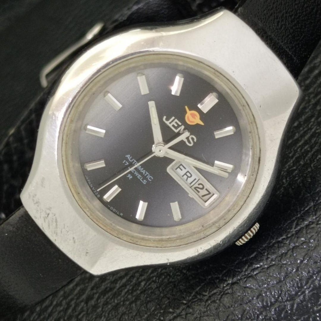 Vintage Jemis Automatic Japan Womens Day&date Original Dial Watch ...