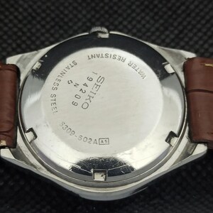 Vintage Seiko 5 Automatic 6309a Japan Mens Day/date Red Dial Wrist ...