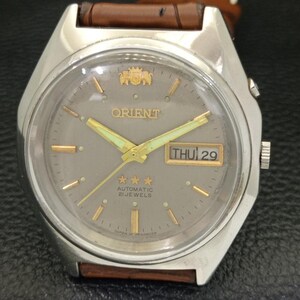 Vintage Orient Crystal Japan Mens 46943 Automatic Day/date Original ...