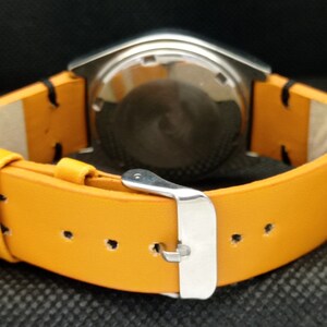 Vintage Seiko 5 Automatic 6349a Japan Mens Day/date Arabic Yellow Dial ...