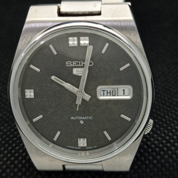 Genuine Vintage Seiko 5 automatic 6309a japan mens da… - Gem