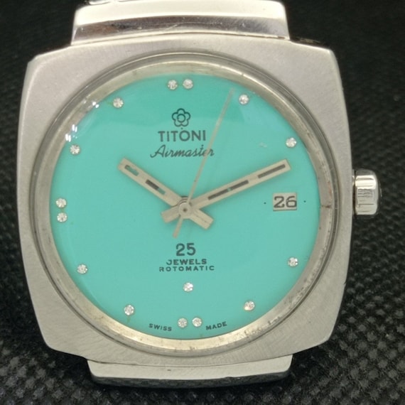 Vintage Titoni airmaster rotomatic swiss mens date se… - Gem