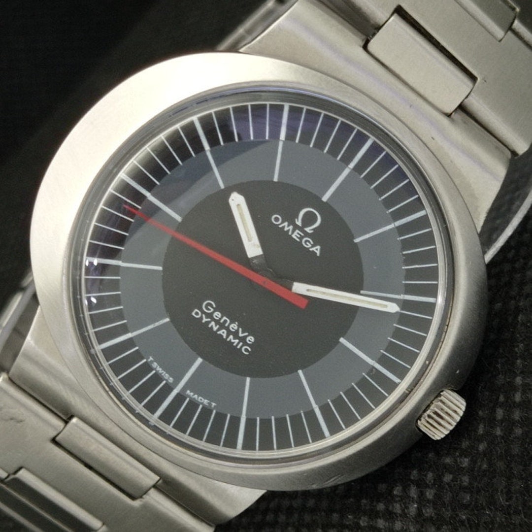 Vintage Omega Geneve Dynamic Winding Swiss | Cal | 601 | Mens Black ...
