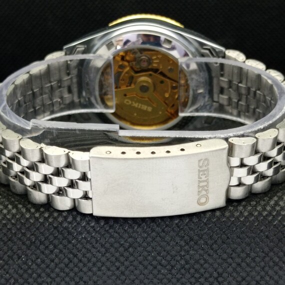 Vintage Seiko 5 automatic president transparent back … - Gem