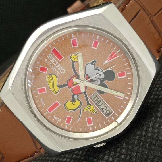 Vintage Seiko cartoon dial automatic 7009a Japan mens… - Gem