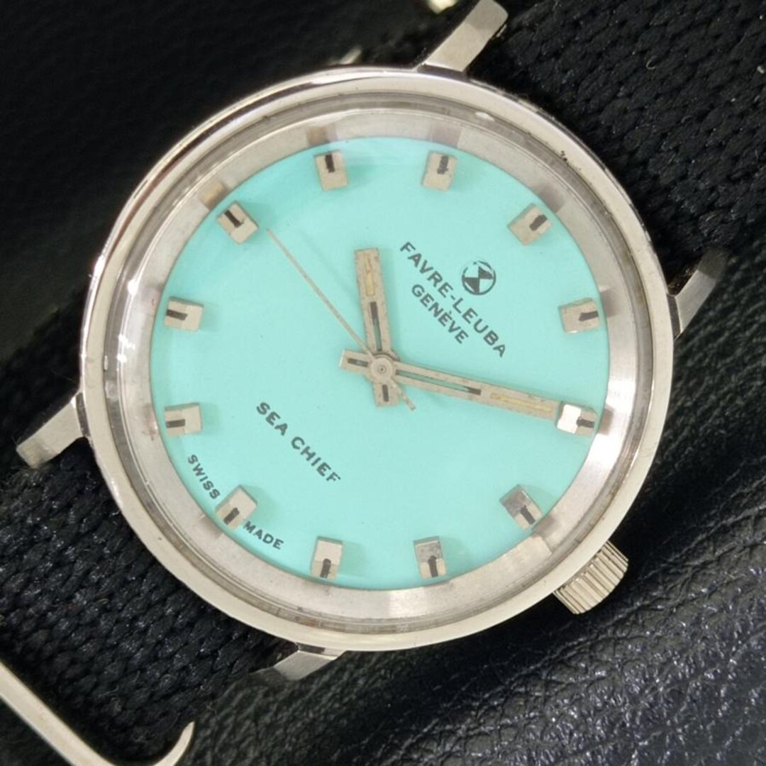 Vintage Favre Leuba Geneve Sea Chief 253 Hand-winding Mens Swiss ...