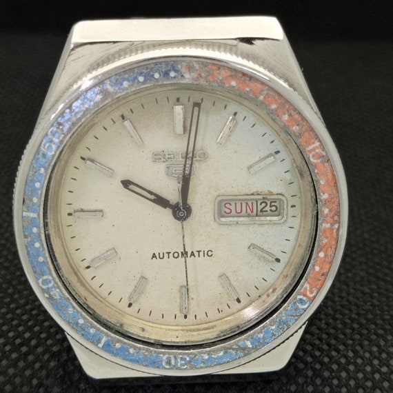 Genuine Vintage Seiko 5 automatic 6309a japan mens da… - Gem