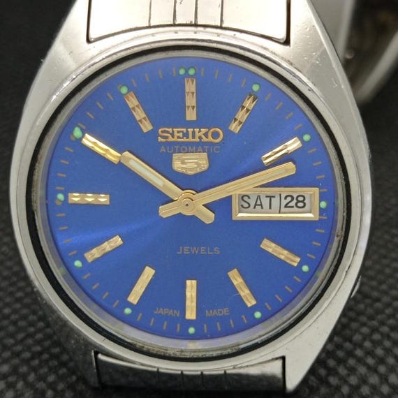 Genuine Vintage Seiko 5 Automatic 6309a Japan Mens Da… - Gem