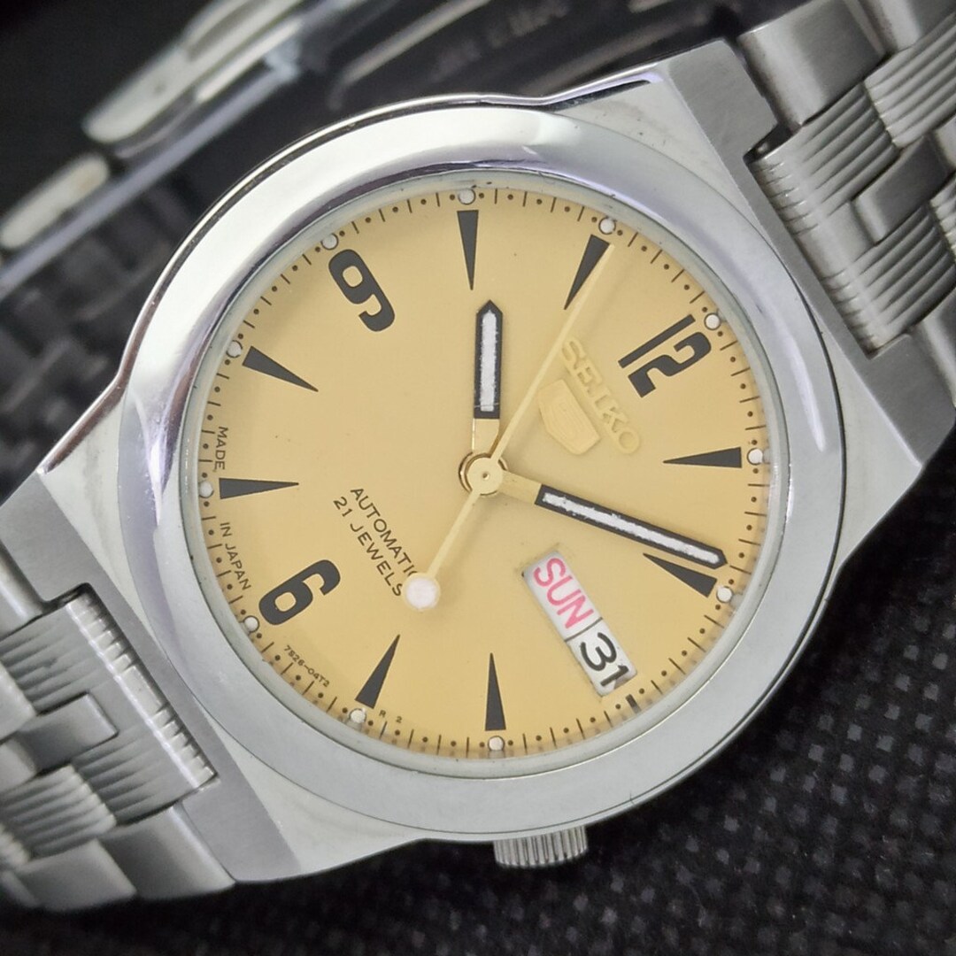 Rare Vintage Seiko 5 Automatic 7s26a Japan Mens Day/date Original Dial ...
