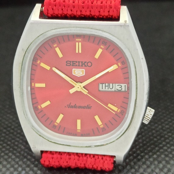 Rare old Seiko 5 automatic 7019a Vintage japan mens d… - Gem