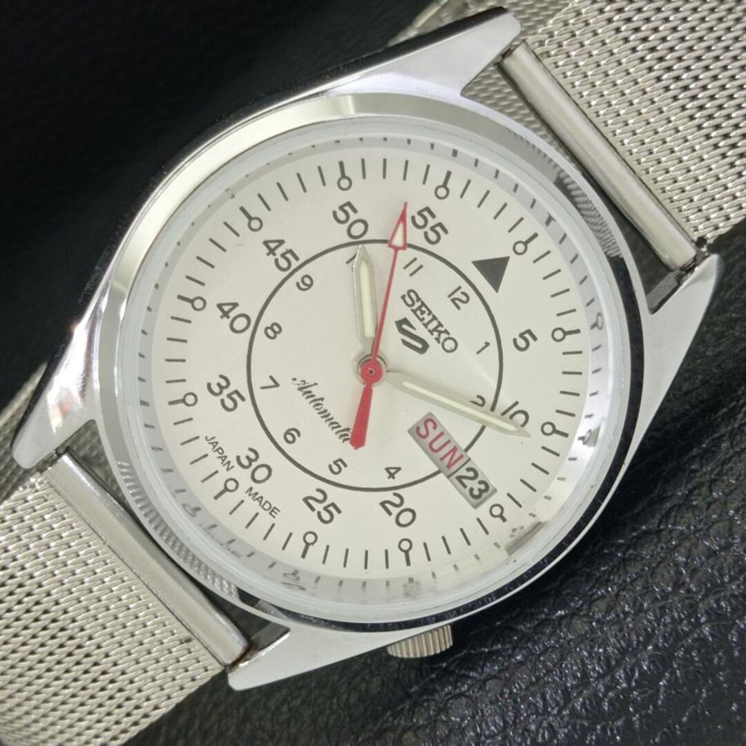 Vintage Refurbished Seiko 5 Automatic 6319a Japan Mens Day/date Silver ...